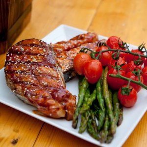 Smoked salmon steaks – Kamado Bono