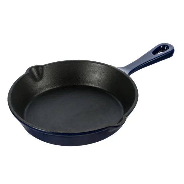 Cast iron frying pan Grand Feu 25 cm (Blue) | Tested by BBQ Chefs ...